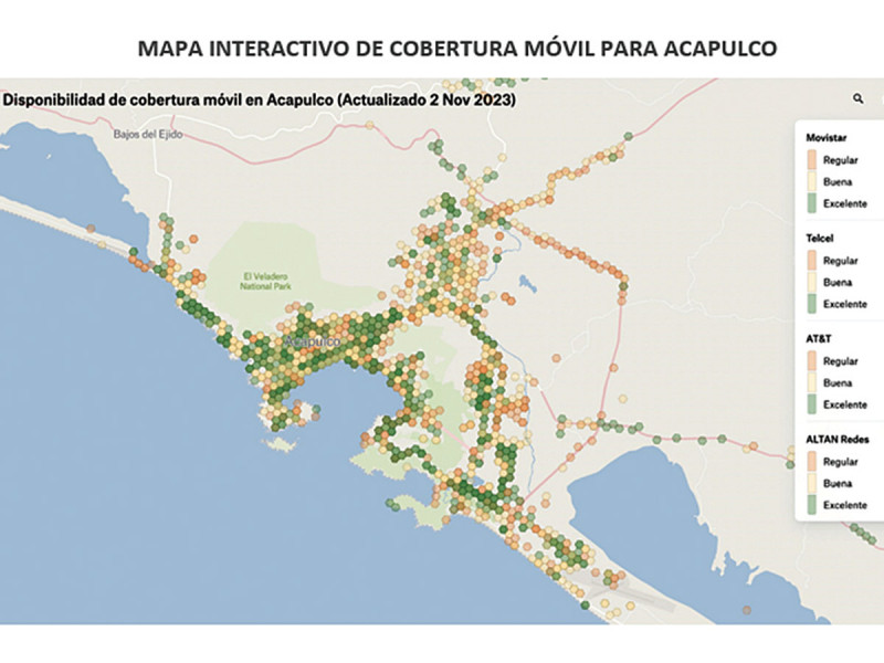 IFT lanza mapa de conectividad para Acapulco